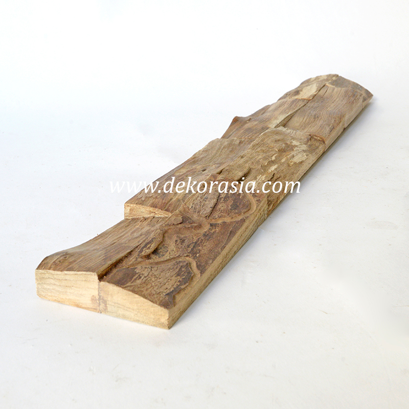 Teak Bark 2 cm, Wood Wall Cladding for Decoration